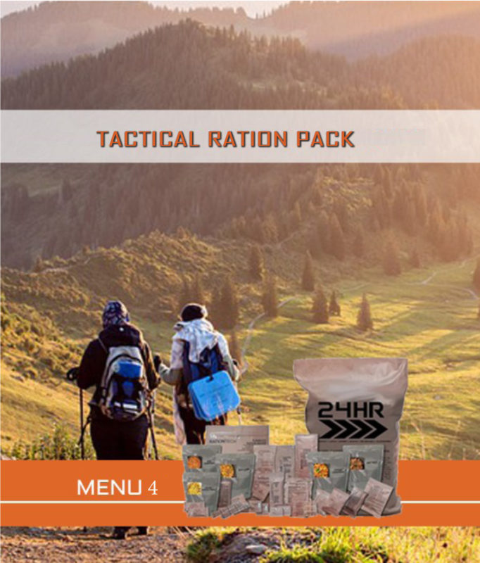Vegetarian Tactical Ration Pack - MRE - Meals Ready To Eat